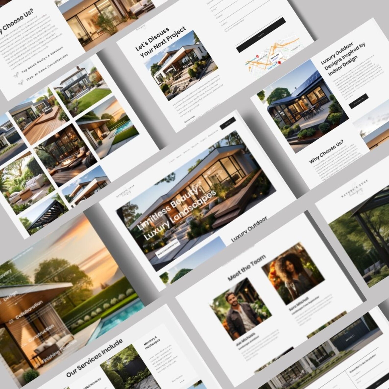 Wix Website Template for Landscaping Businesses, Landscaper Website ...