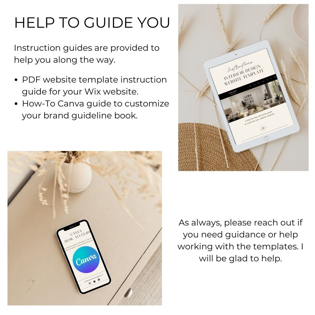 Wix Website Template for Interior Design Businesses, Interior Designer ...