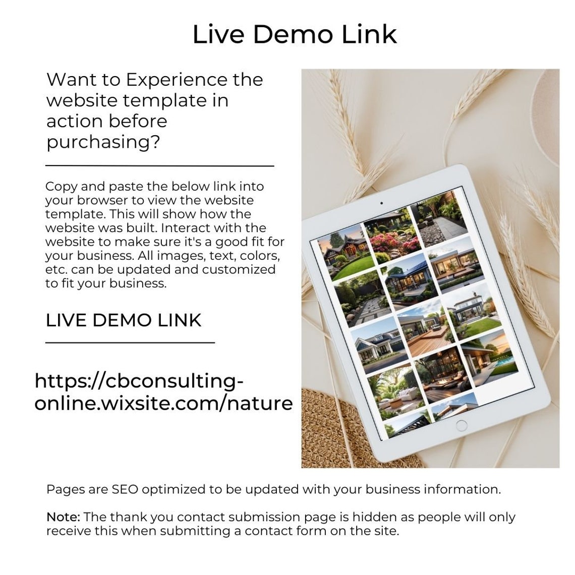 Wix Website Template for Landscaping Businesses, Landscaper Website ...