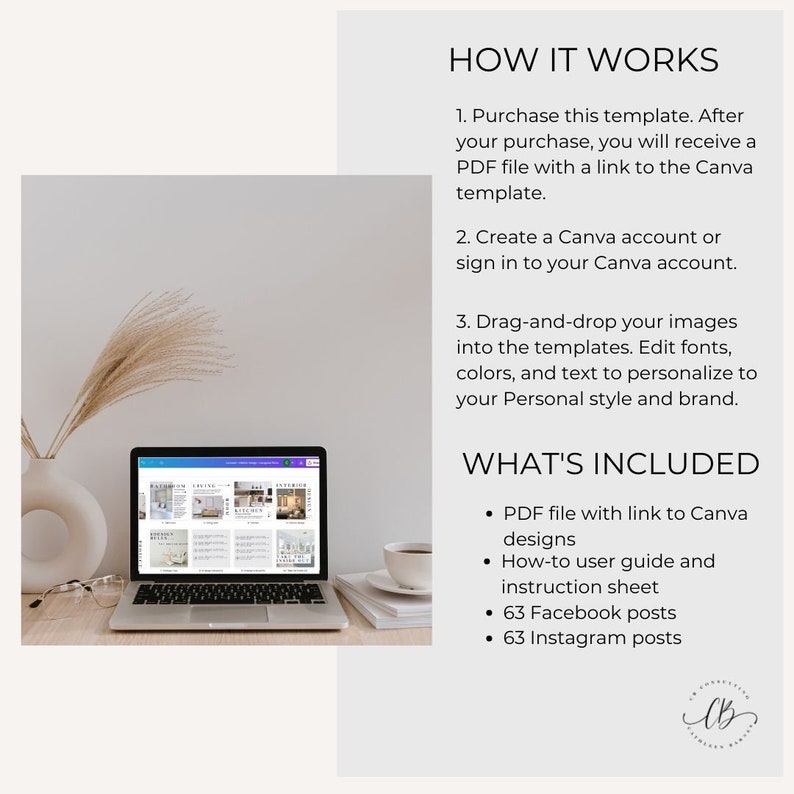 Interior Design Carousel Templates Interior Designer Post - Etsy