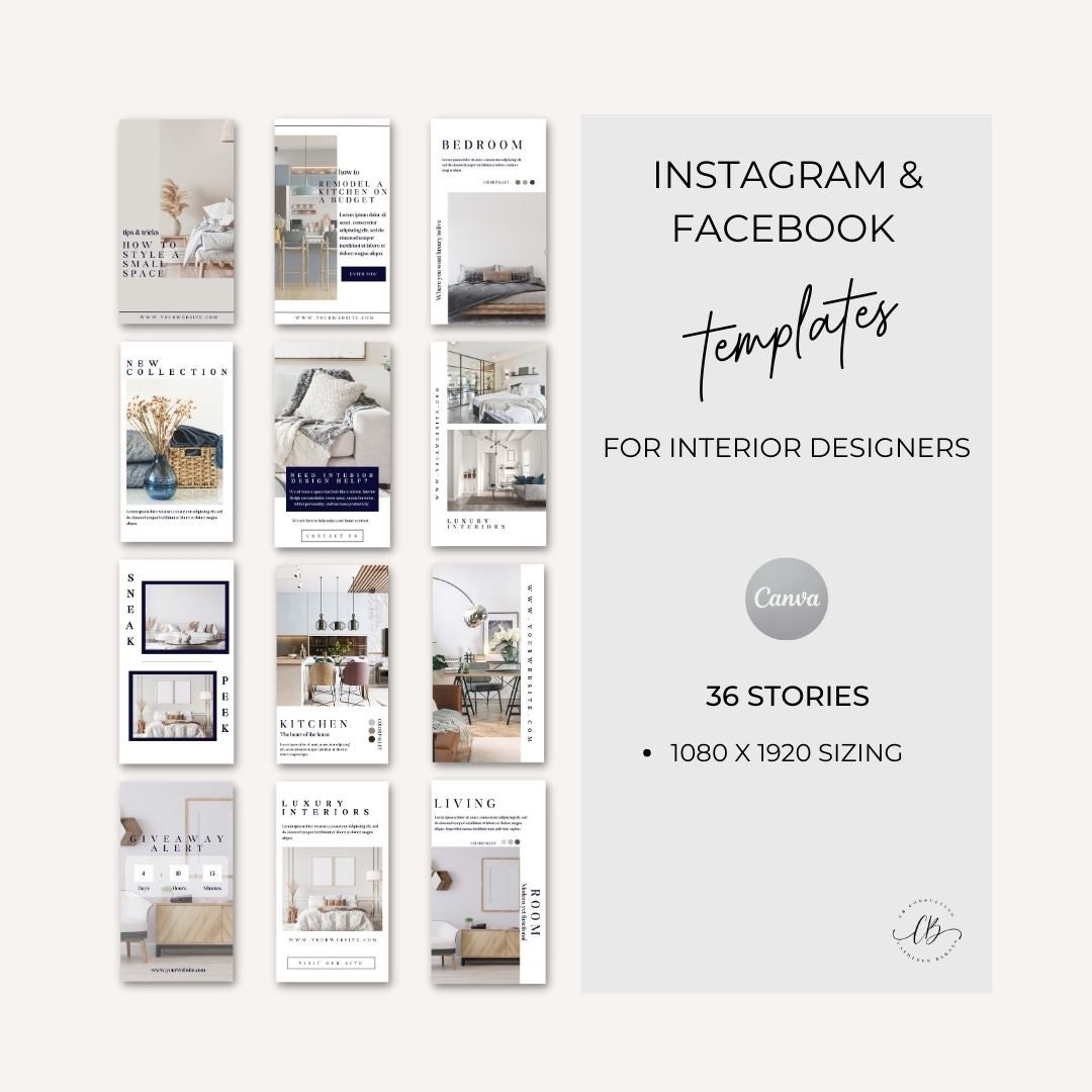 Interior Design Story Templates, Interior Designer Stories, Instagram ...