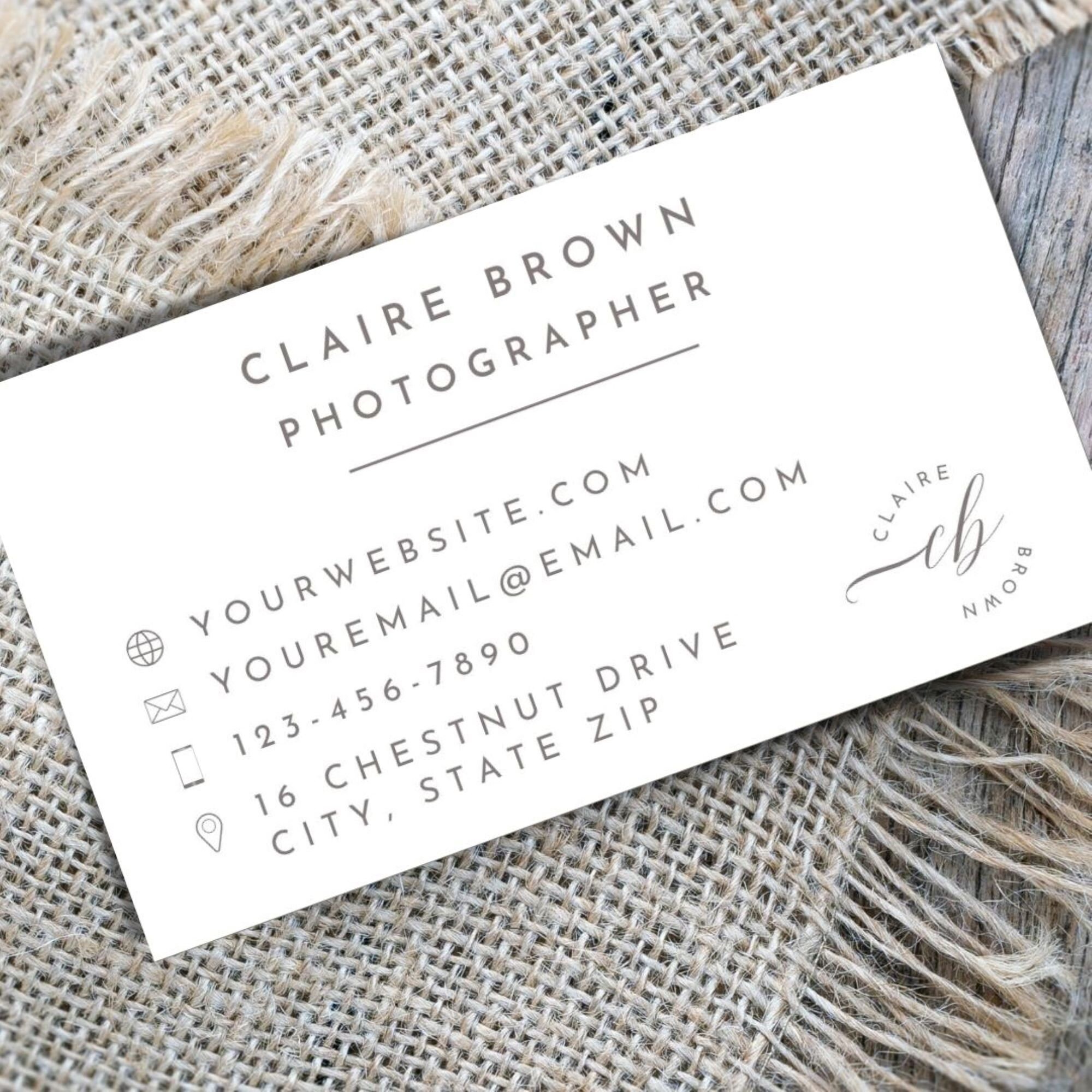 Custom Business Card Design Printable Business Card Elegant - Etsy