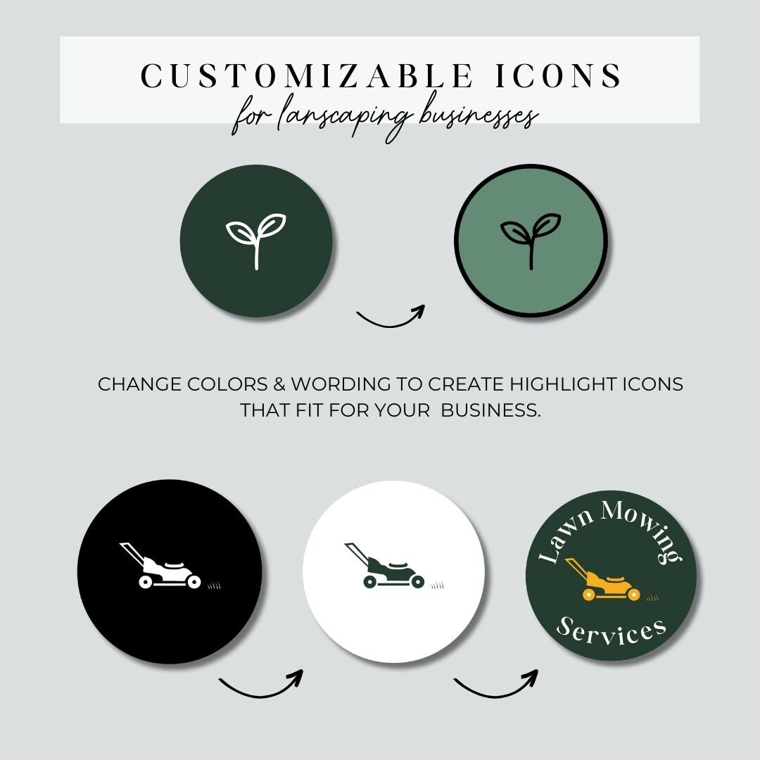 Landscaper Instagram Highlight Covers, Landscaping Story Icons, Story ...