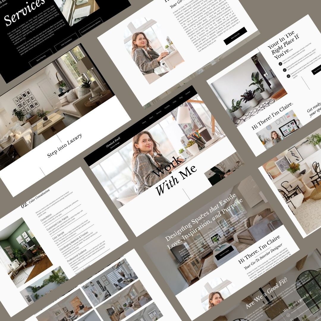 Wix Website Template for Interior Design Businesses, Interior Designer ...