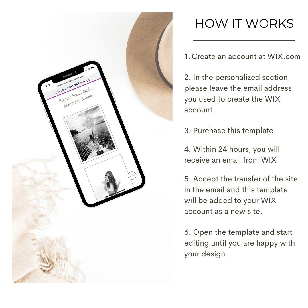 Wix Website Template for Social Media Managers, Social Media Agency ...