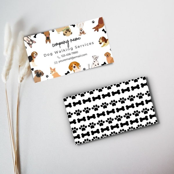 Pet Sitting Business Cards - Etsy