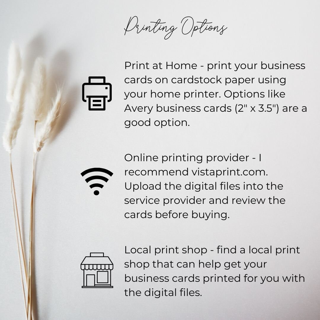 Hair Salon Business Card, Business Card for Beauty Salon, Appointment ...