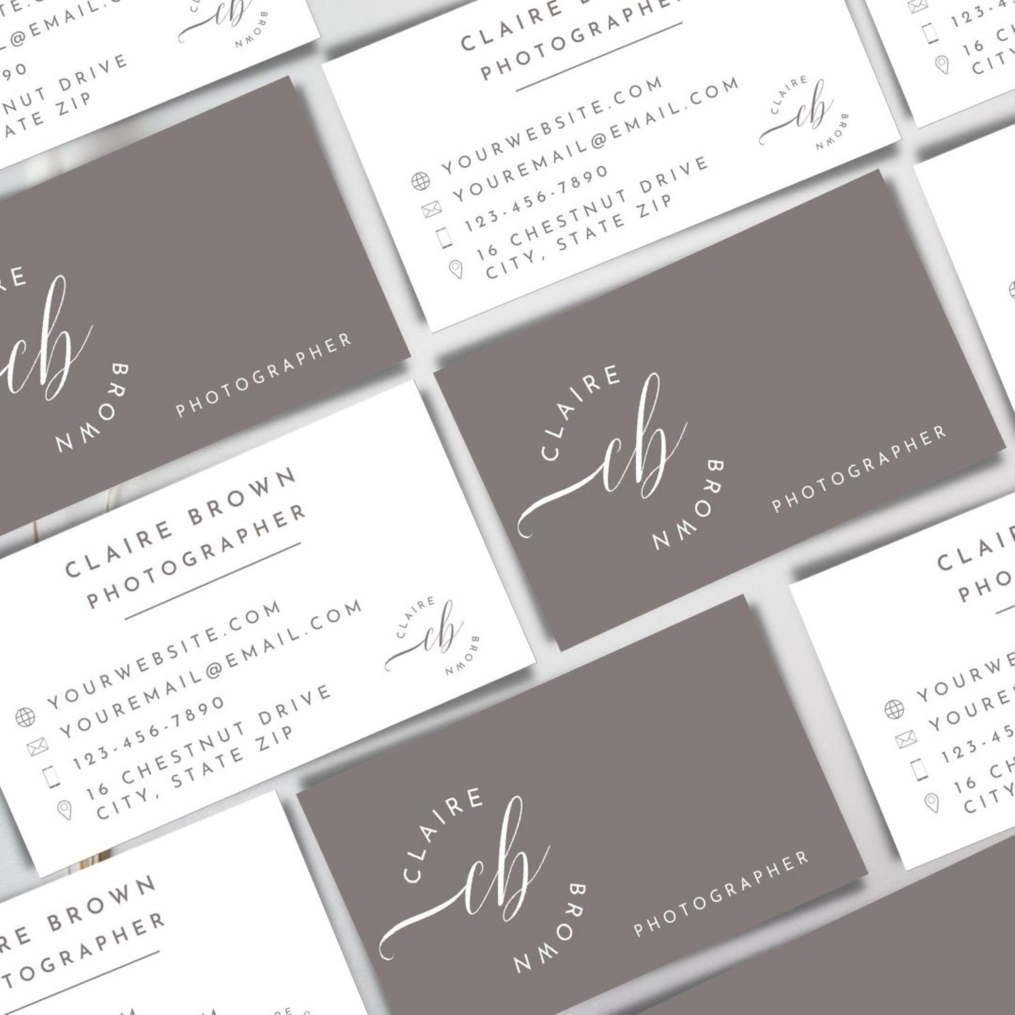 Custom Business Card Design Printable Business Card Elegant - Etsy