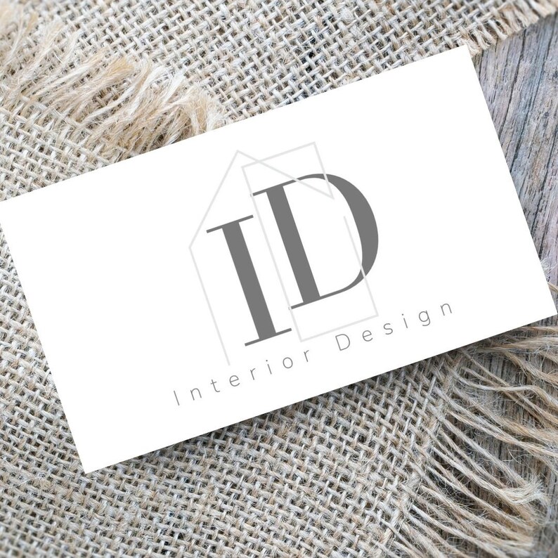 Interior Design Business Card, Interior Decorator Card Design, Home ...
