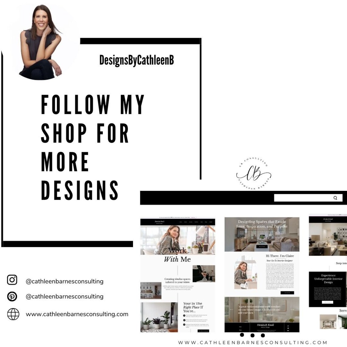 Wix Website Template for Interior Design Businesses, Interior Designer ...