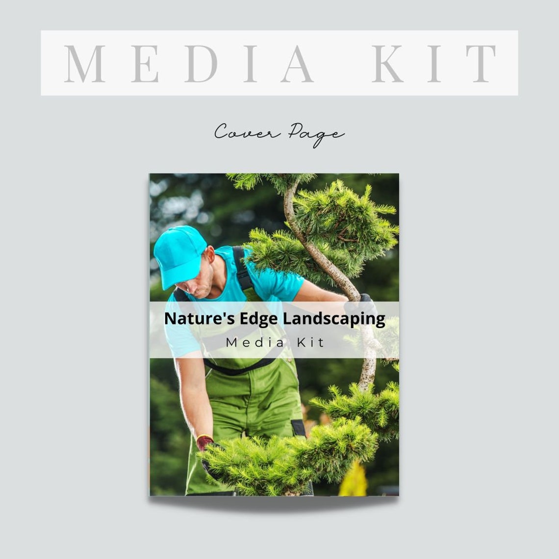 Lawn Care Media Kit: Landscaping Company Template (canva) - Etsy