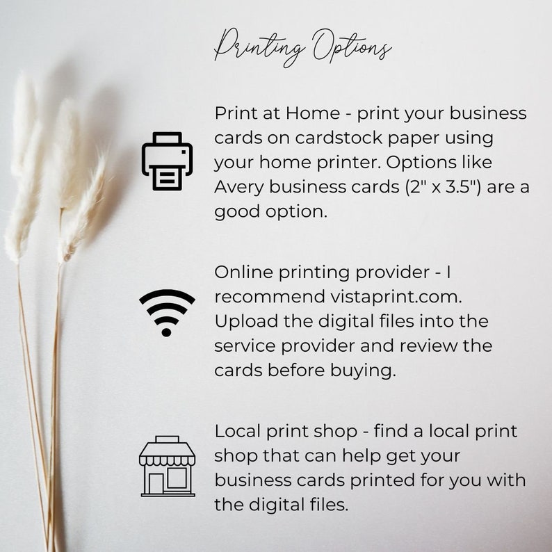 Custom Business Card Design Printable Business Card Elegant - Etsy