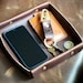 Leather Catch All Tray Leather Valet Tray Catchall Leather Housewarming ...