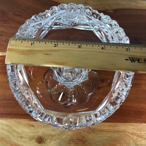 Cut Glass Footed Candy Compote Dish With Hobstars and Sawtooth Jagged ...