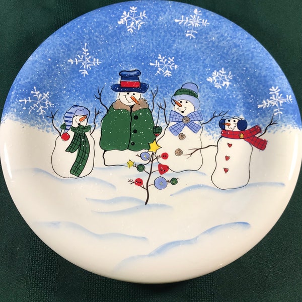 Ceramic Holiday Plate - Etsy