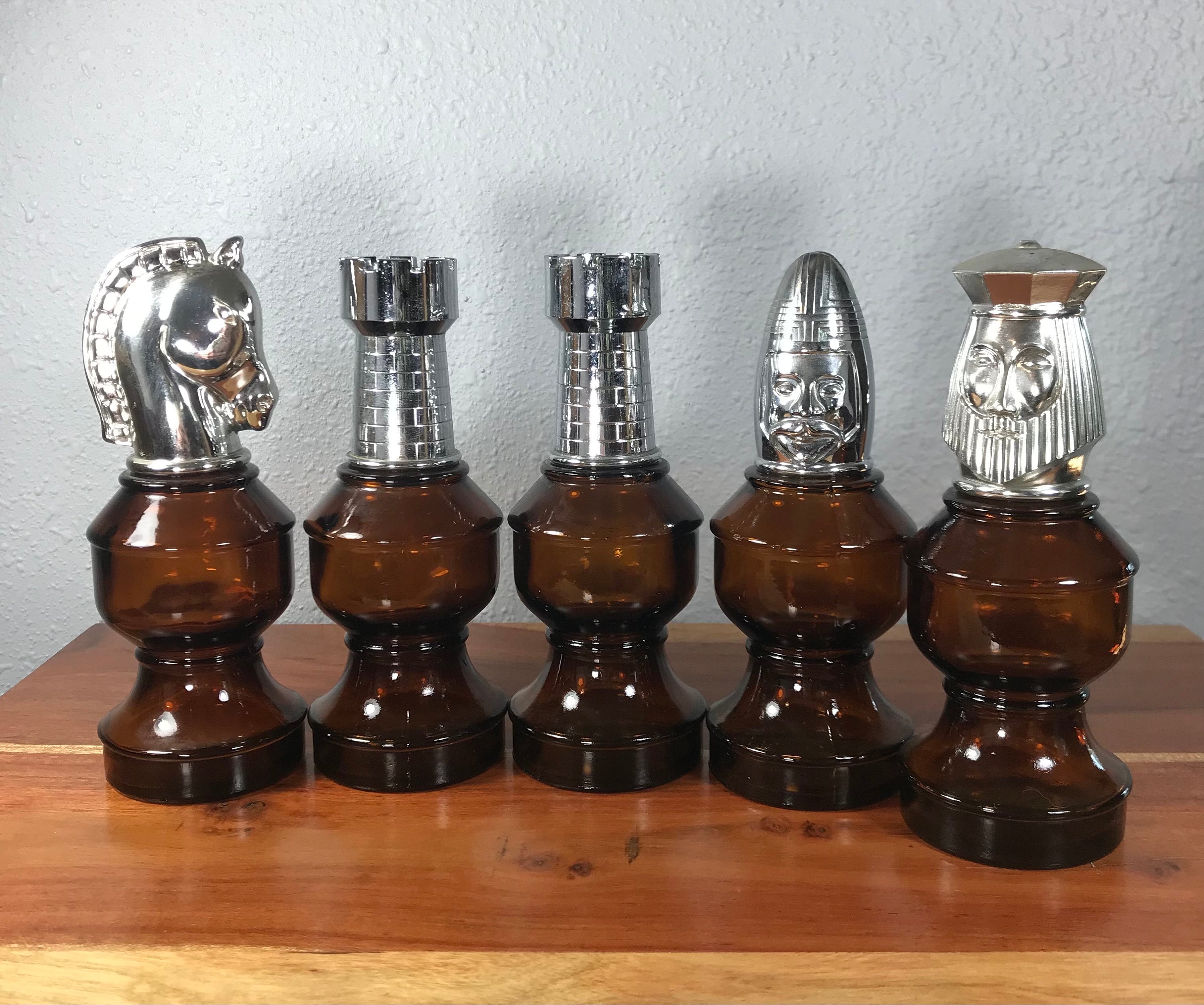Avon Cologne Decanter 1970-80’s Chess Game Pieces Rook Smart Move ...