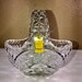 Imperlux 24% Crystal Handcut Small Candy Basket Dish With Crossed ...