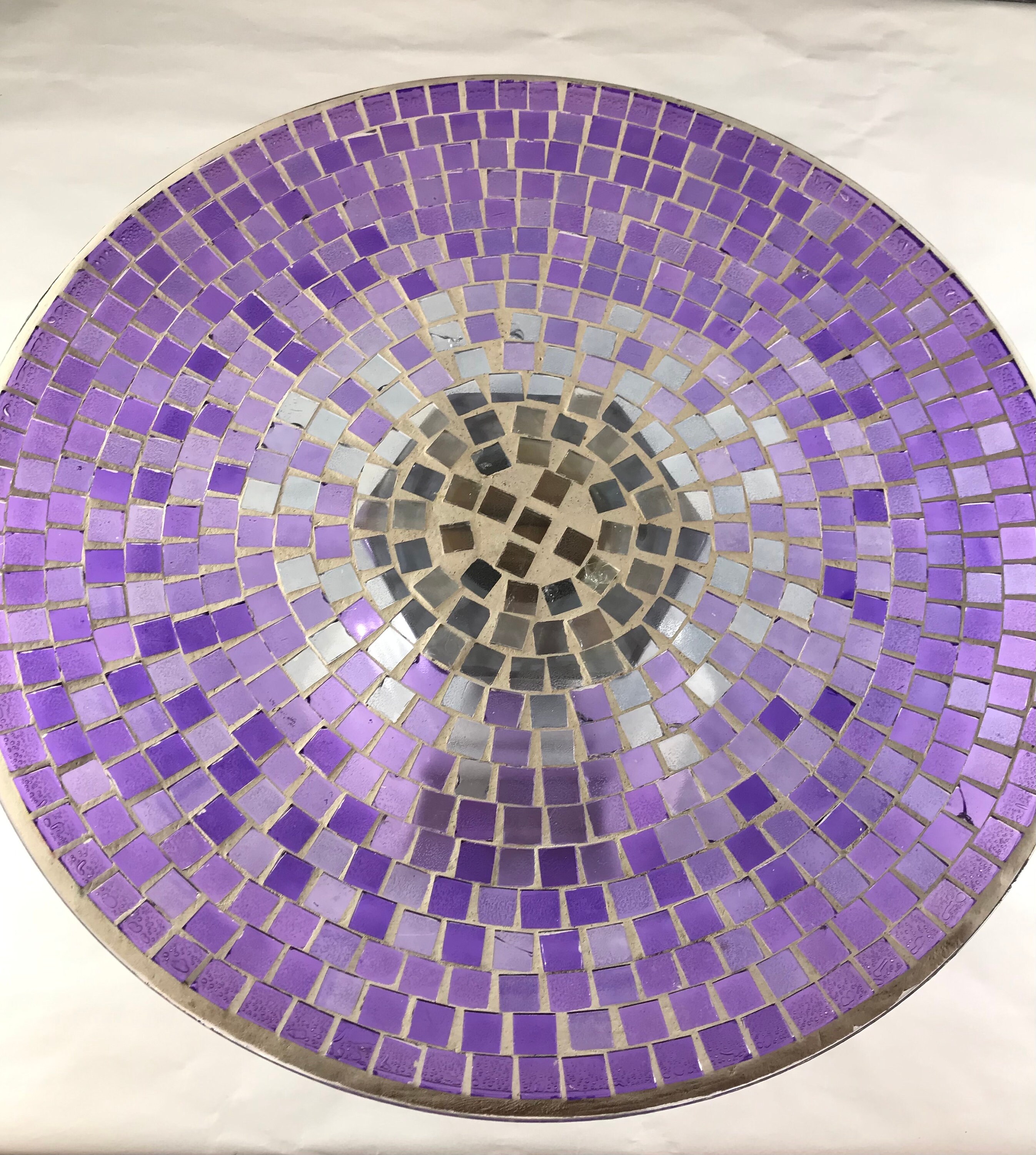 Mosaic Plant Houseplant Snack Stand Table Patio Centerpiece Display ...