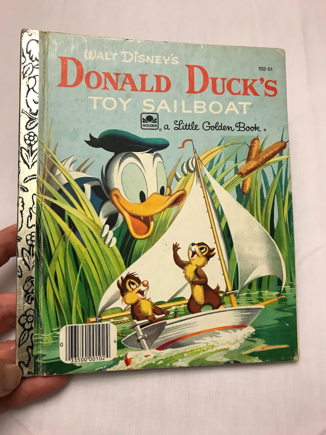 Little Golden Book Donald Ducks Toy Sailboat 1954 Hard Cover Classic ...