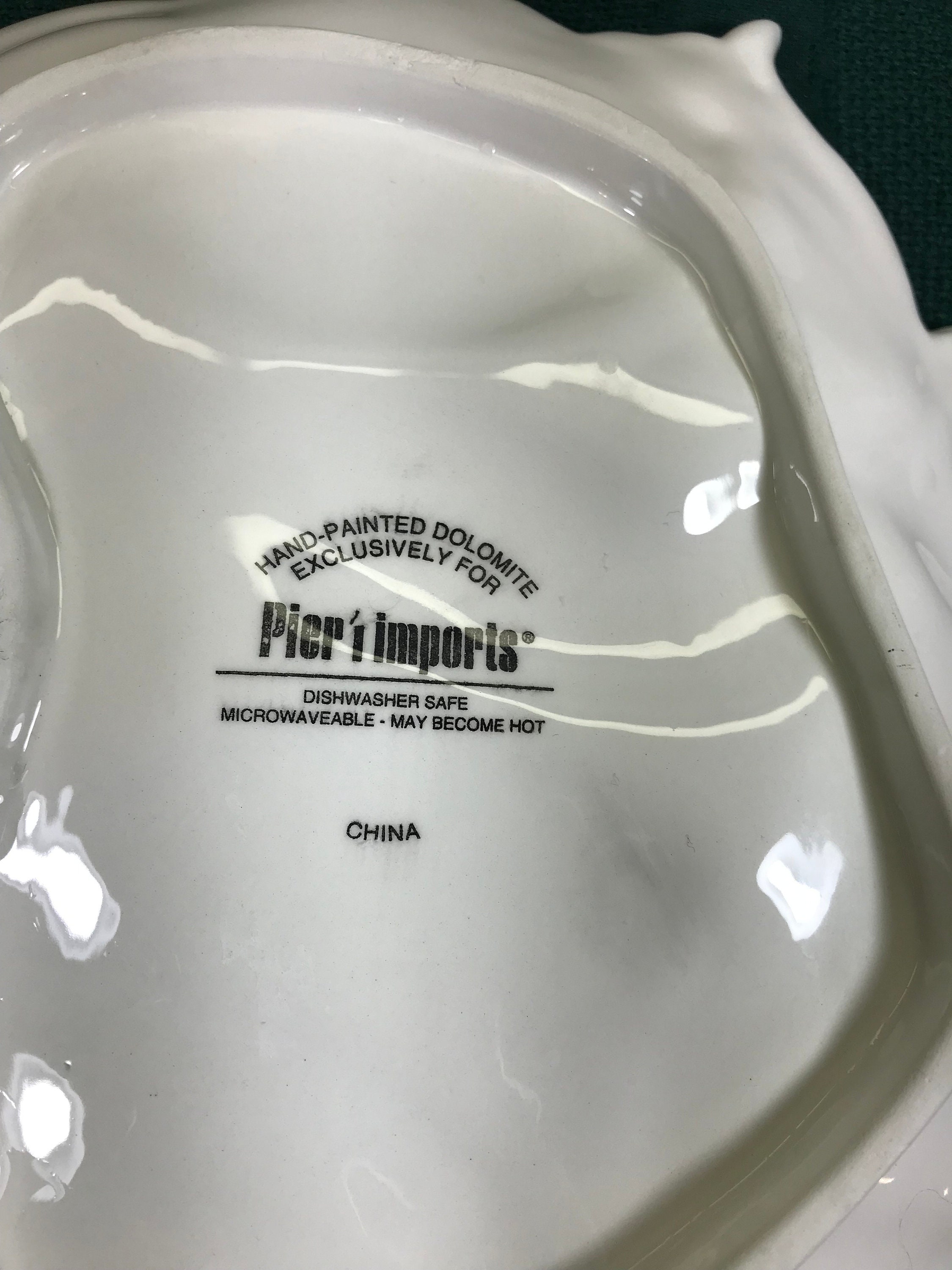 Dolomite Pier 1 Easter Bunny Rabbit Handpainted Ceramic Celebration ...