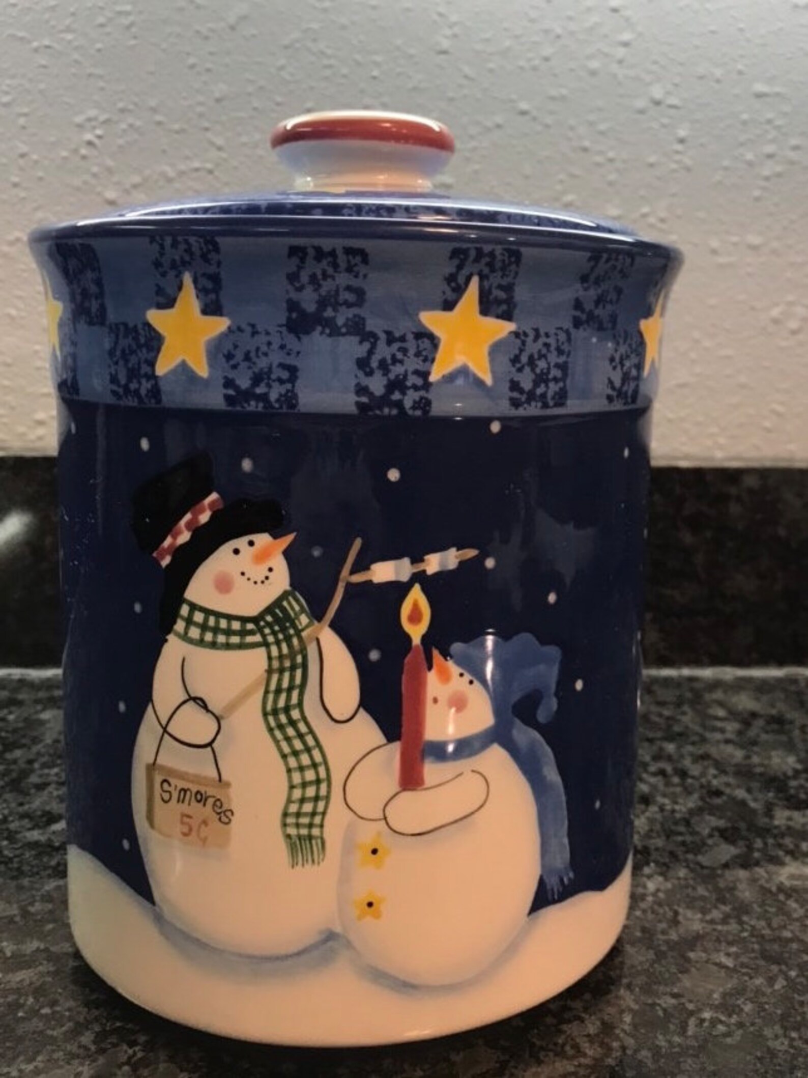 Jolly Follies by Sandi Gore the S’more the Merrier Ceramic Snowman ...