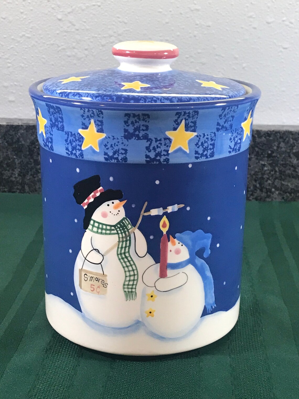 Jolly Follies by Sandi Gore the S’more the Merrier Ceramic Snowman ...