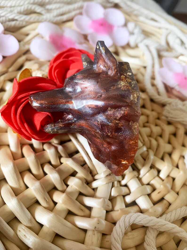 Epoxy Resin Wolf Head Modern and Design - Etsy