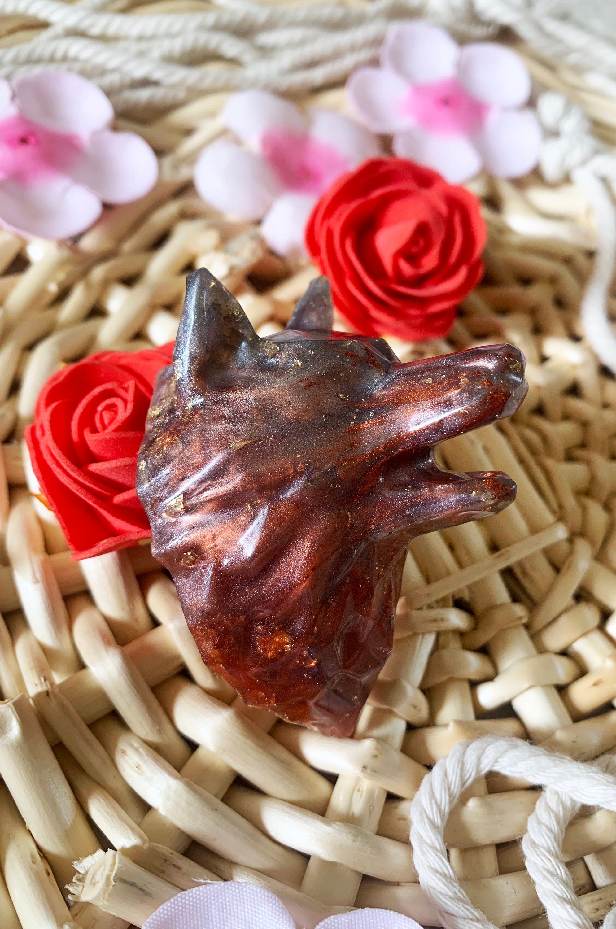 Epoxy Resin Wolf Head Modern and Design - Etsy