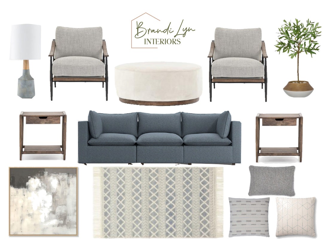 Interior Design/ Custom Room Design/ Mood Board and Shopping List - Etsy