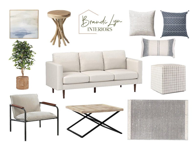 Interior Design/ Custom Room Design/ Mood Board and Shopping List - Etsy