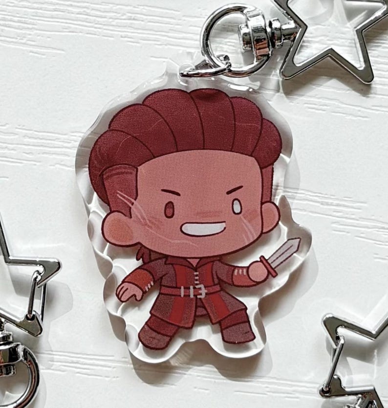 Baldurs Gate 3 Epoxy Keychains [astarion Karlach Lae’zel Shadowheart ...