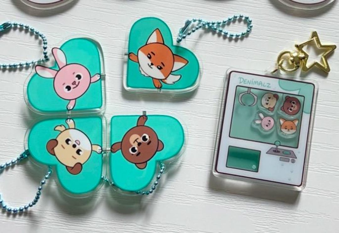 Day6 Denimalz Acrylic Keychains - Etsy