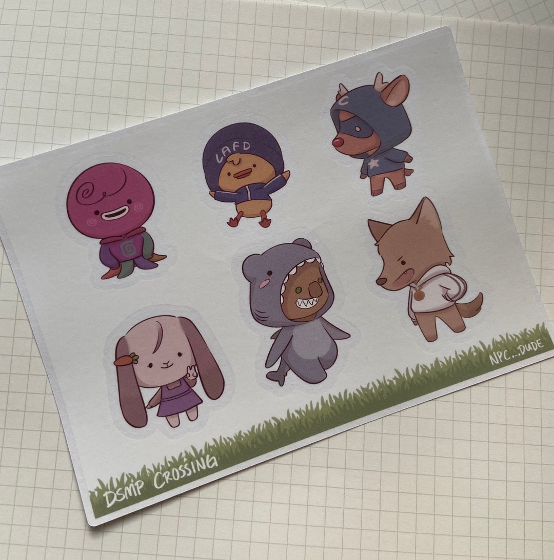 DSMP Crossing Sticker Sheet B - Etsy