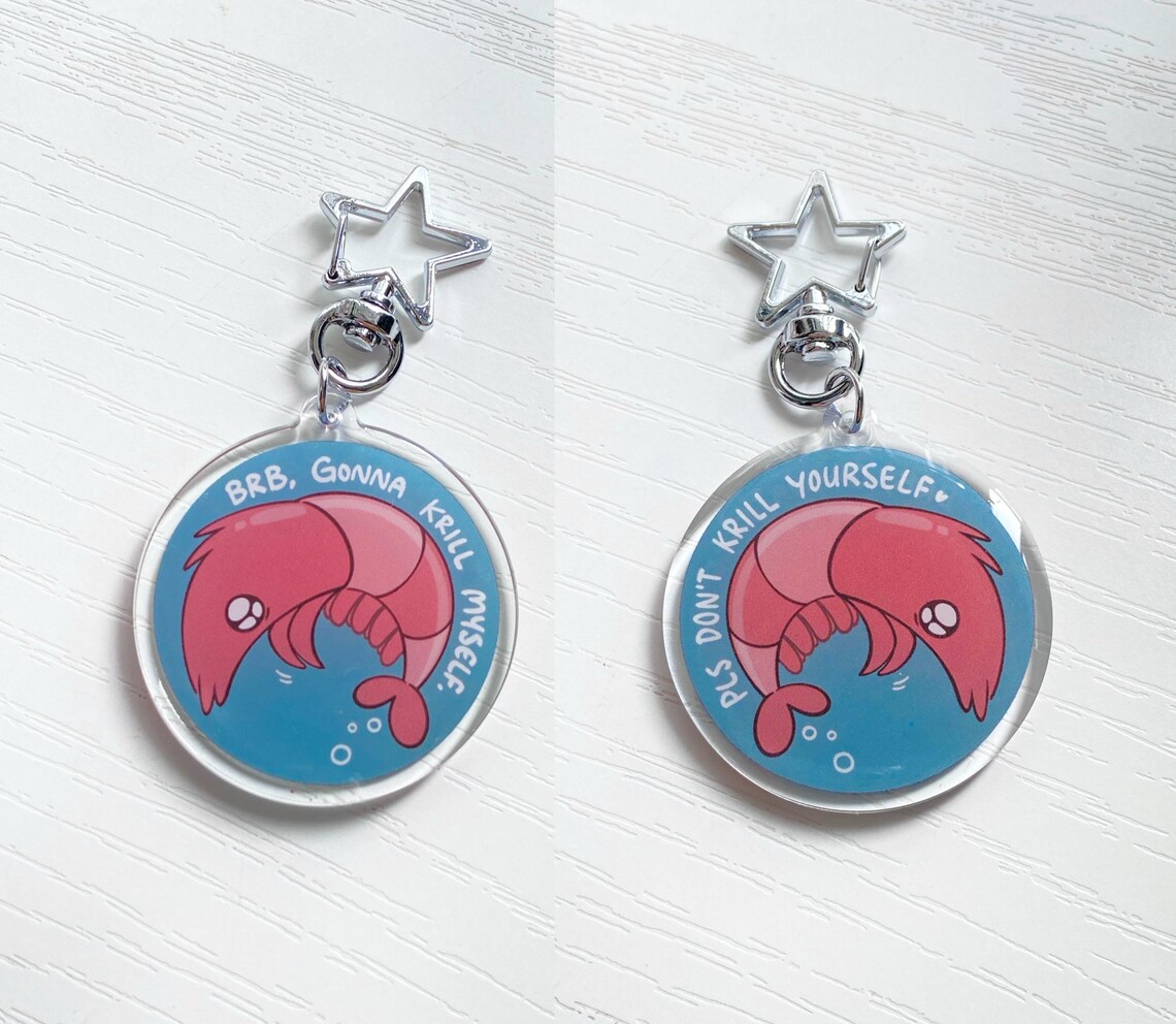 Cute Animal (mostly Sharks) Acrylic Epoxy Keychains - Etsy