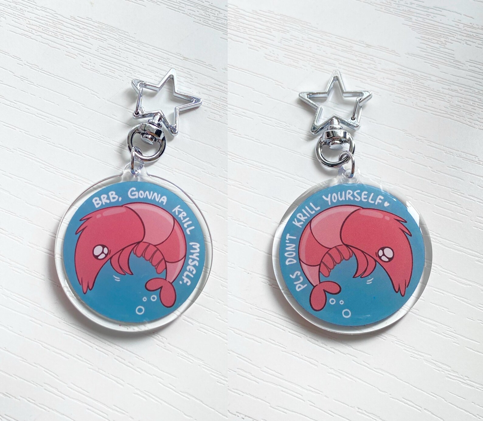 Cute Animal (mostly Sharks) Acrylic Epoxy Keychains - Etsy