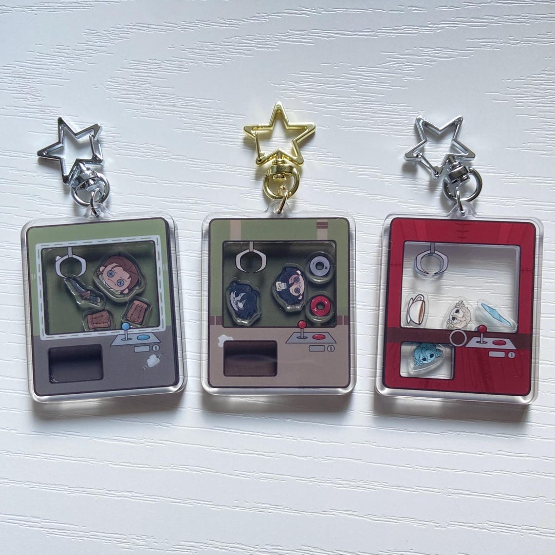 IDV Shaker Keychains (mercenary, Prospector, Bloody Queen) - Etsy