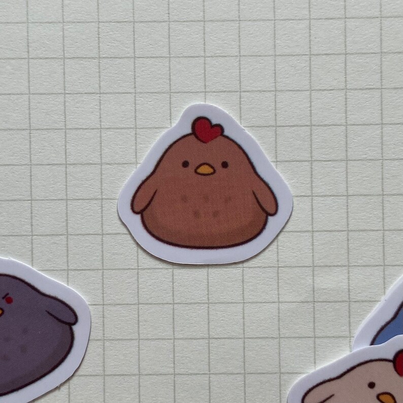 Stardew Valley Chickens Vinyl Sticker Set - Etsy