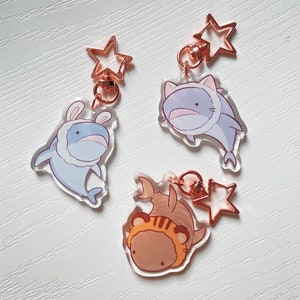 Shark Epoxy Keychains - Etsy