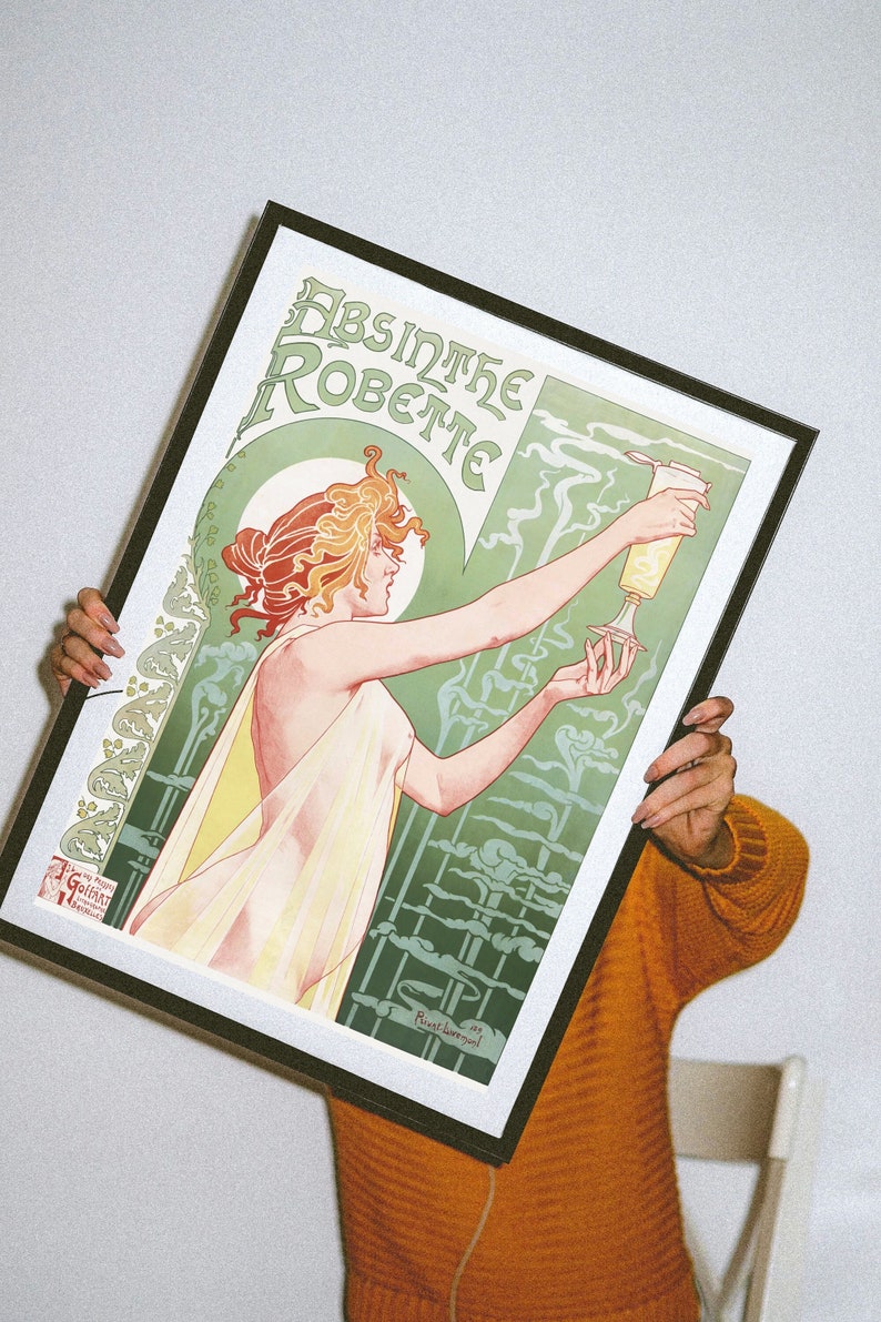 Vintage/ Retro Art Nouveau Wall Poster Privat Livemont 1896 ...