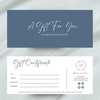 Small Business Gift Certificate Template, Editable Gift Certificate Template, Printable Gift ...