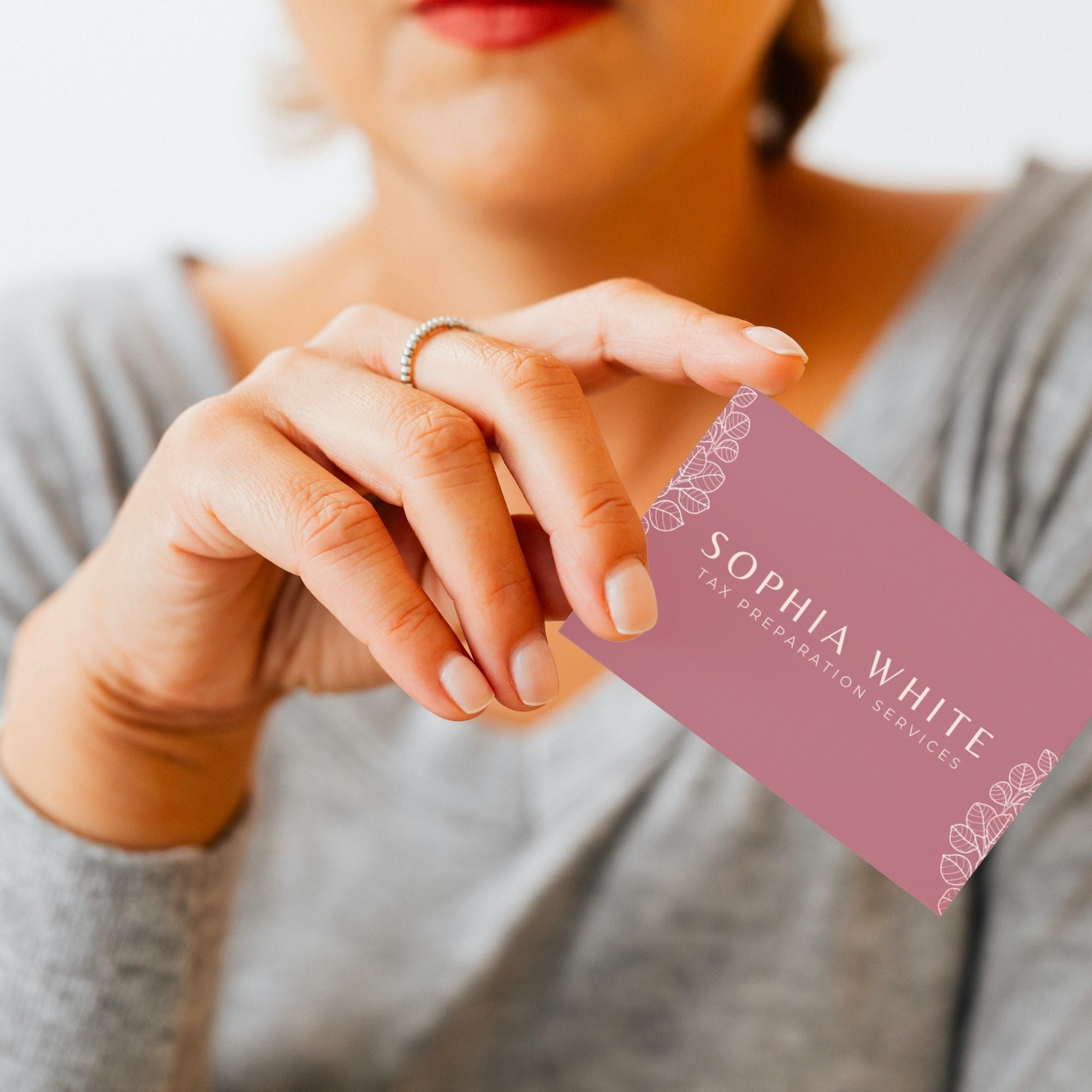 Tax Preparer Business Card Template, Tax Prep Professional Business ...