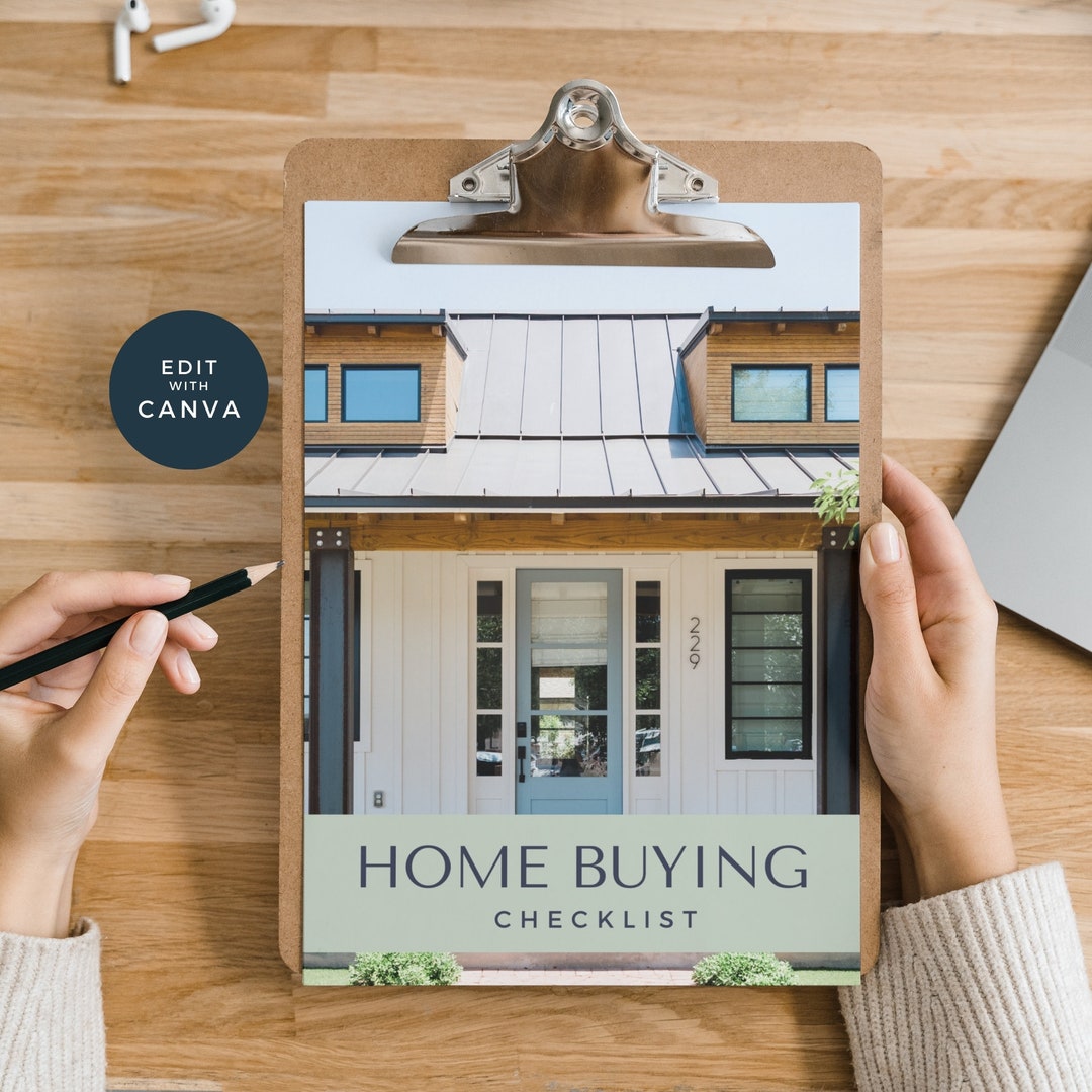 Home Buyer Process Checklist, Buying Roadmap, Home Buyer Flyer ...