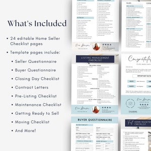 Home Selling Process Checklist, Real Estate Template, Canva Realtor ...