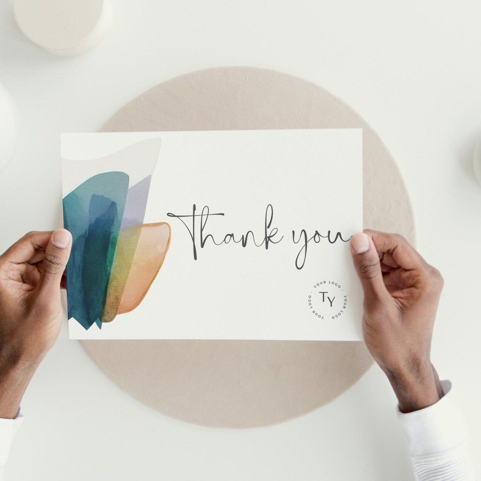 Small Business Thank You Card Template, Editable Thanks for Your ...