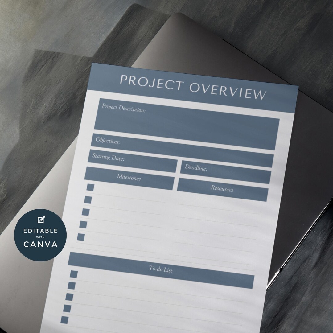 Project Breakdown Plan Overview, Project Delivery Template, Overview ...