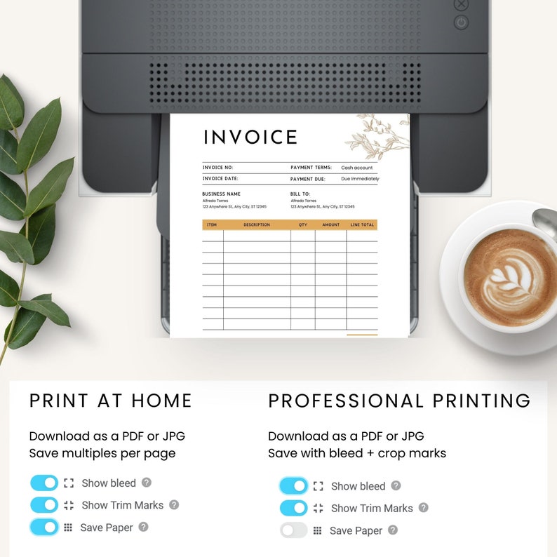 Small Business Bundle | Invoice Template Download | Editable Receipt ...
