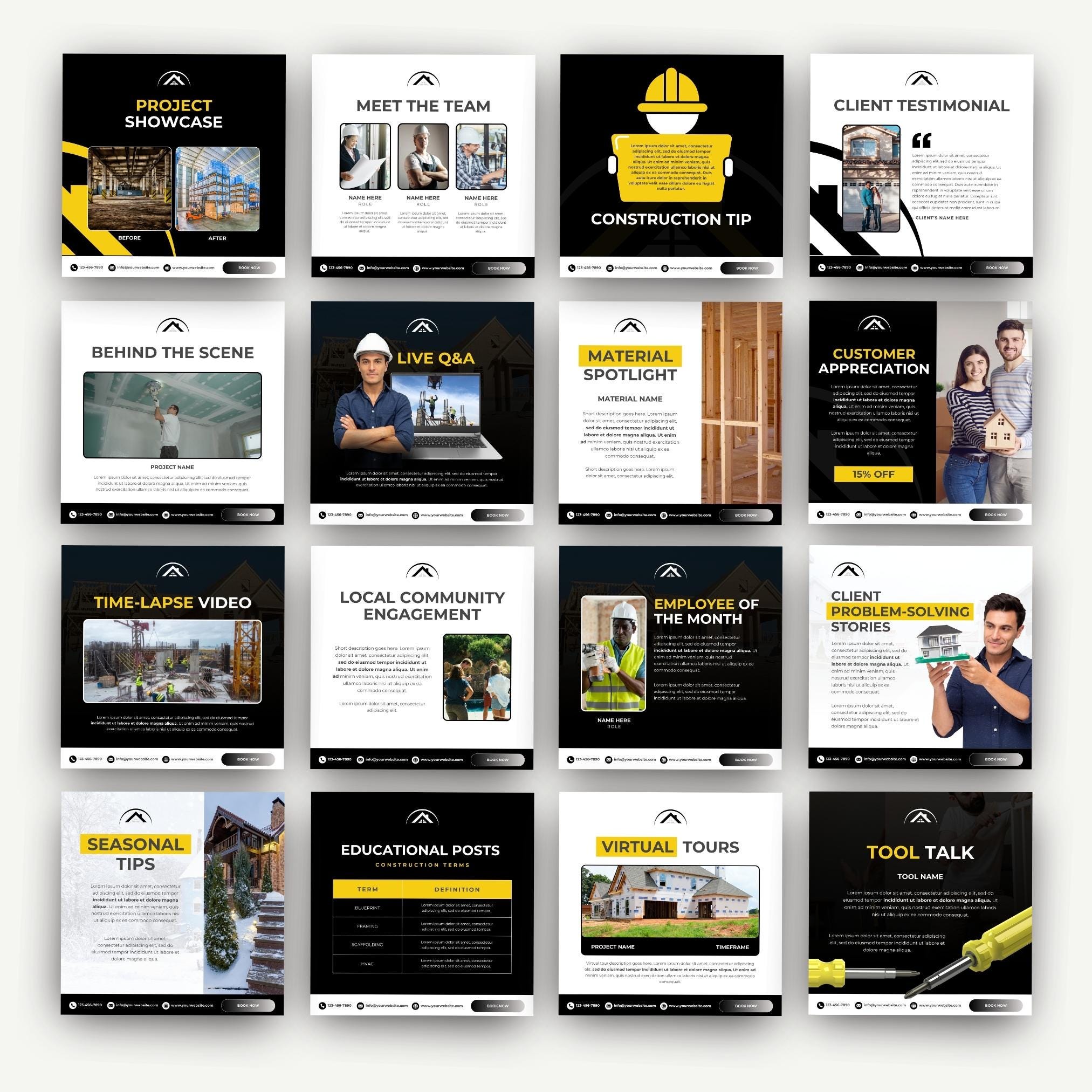 Construction Social Media Posts, Construction Instagram Posts ...