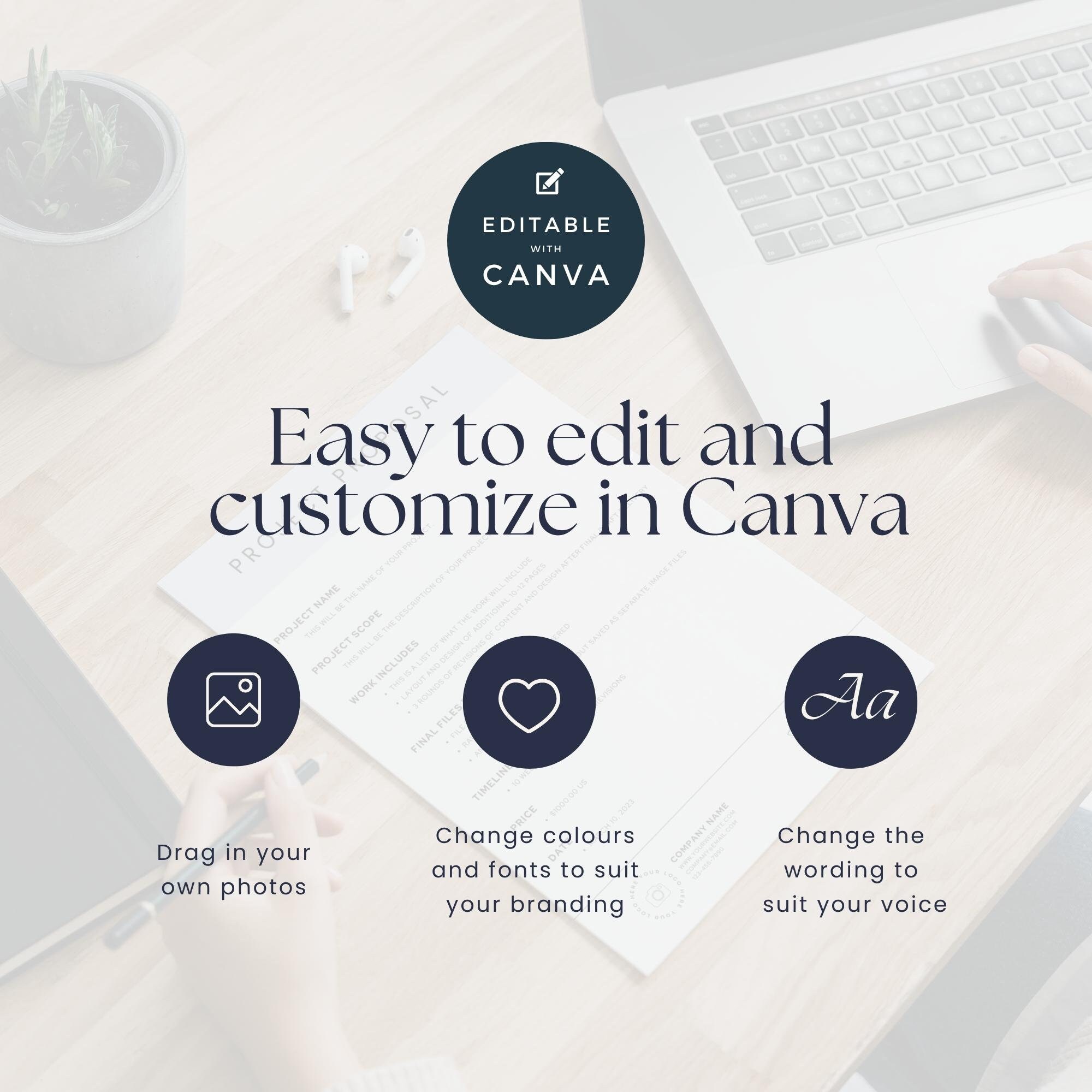 Pink Minimal Proposal Template, Professional Simple Work Bid, Client ...