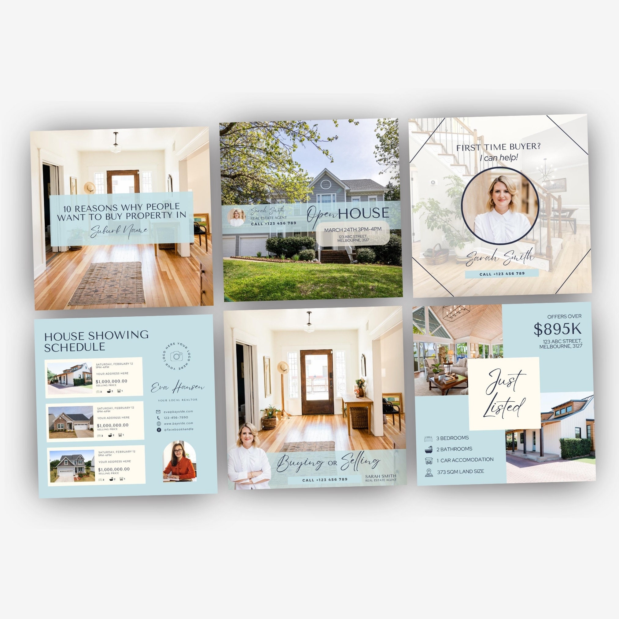 Real Estate Instagram Posts Modern | 50 Realtor IG Posts With Captions ...