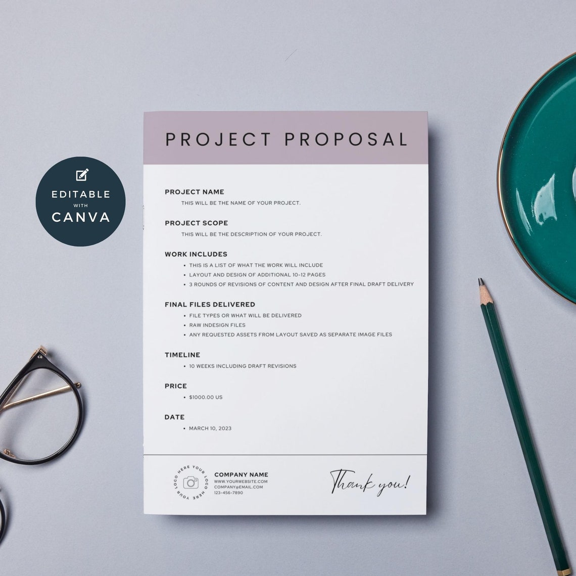 Project Plan Proposal Template Creative Project Quote Elegant Work ...